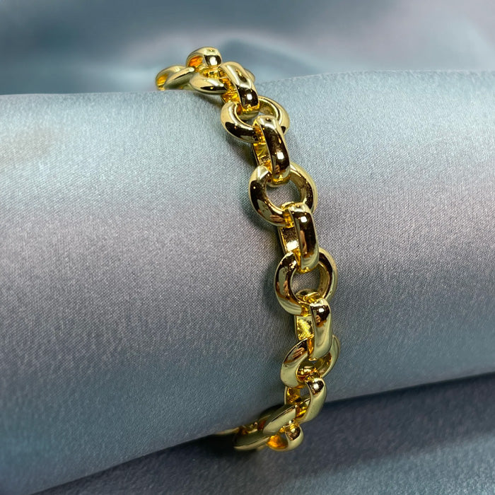 FASCINO rolo gold chain bracelet – IZZOLI
